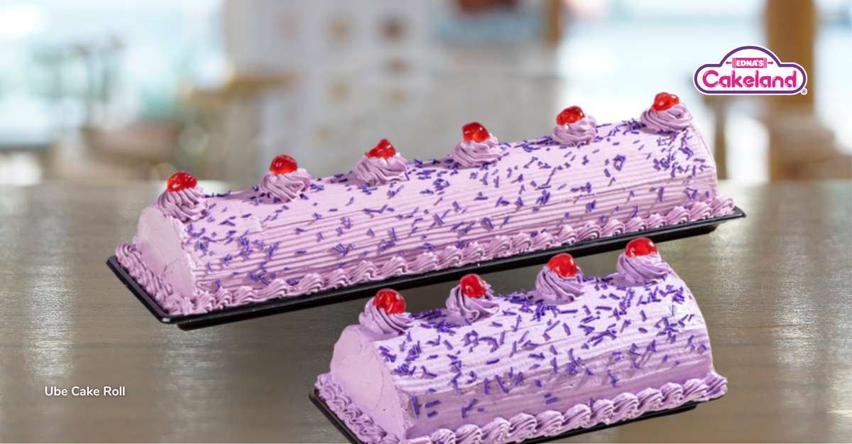 UBE CAKE ROLL – Edna's Cakeland
