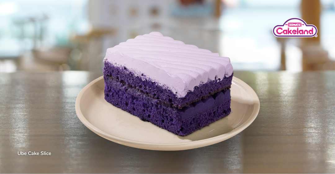 UBE CAKE SLICE – Edna's Cakeland